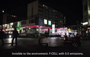 Mercedes take world's first invisible car on nationwide tour | Famous ...