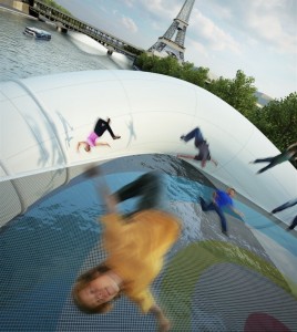 Trampoline Bridge proposed in Paris | Famous Campaigns