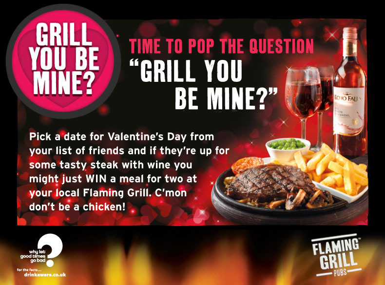 Grill you be mine this Valentine's Day? | Famous Campaigns