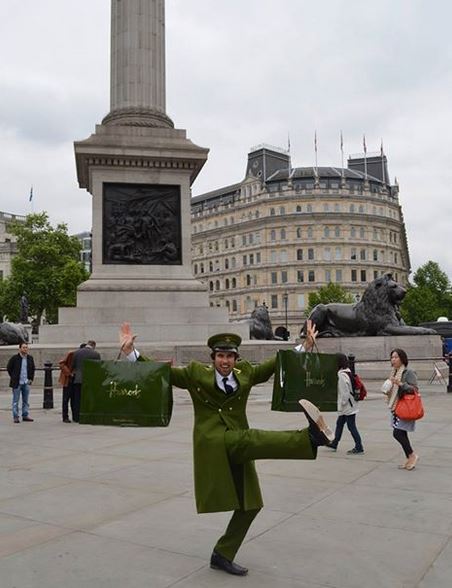 Harrod’s Green Man Dancing | Famous Campaigns