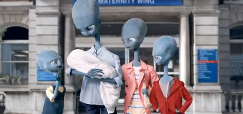 Argos Aliens ask Twitter users to name their new baby | Famous Campaigns