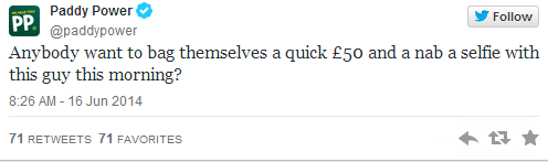 Paddy Power cage up ‘traitor’ who backed Italy and hang him from ...