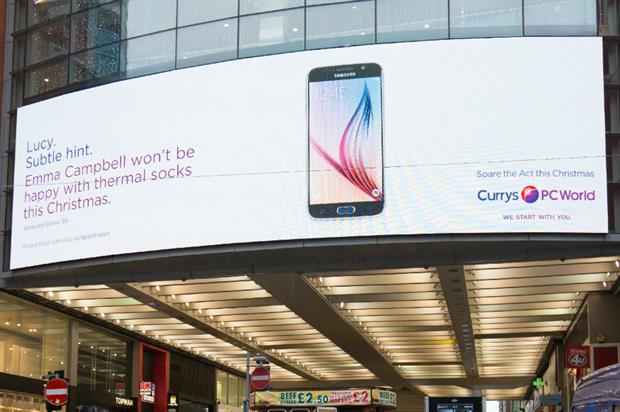 Currys PC World drop hints for its ‘Spare the Act’ Christmas campaign ...