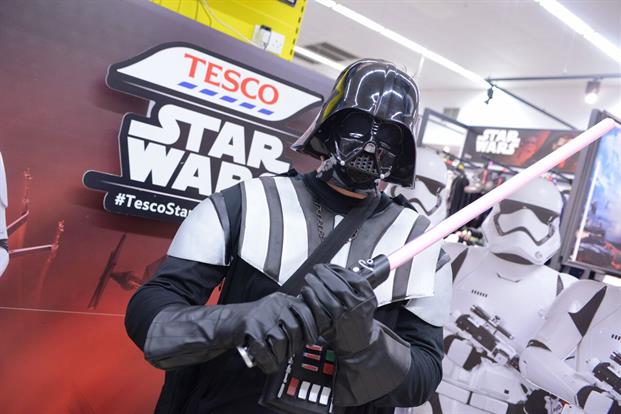 Tesco transform its stores to celebrate new Star Wars film | Famous ...