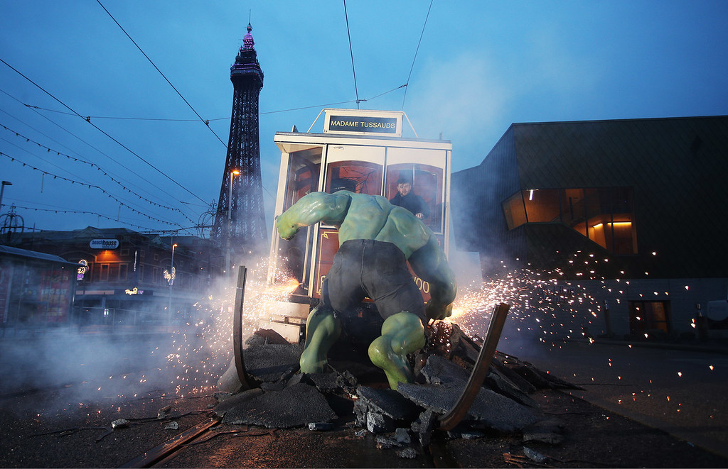 The Hulk stops the traffic in Blackpool | Famous Campaigns