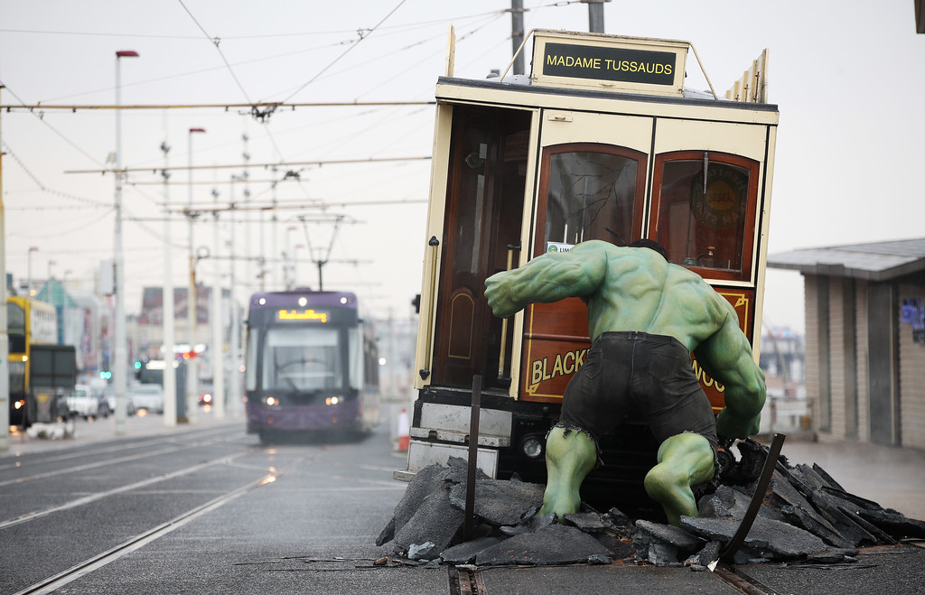 The Hulk stops the traffic in Blackpool | Famous Campaigns