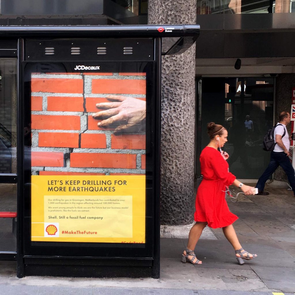 Protestors target Shell Festival with subverted ad campaign | Famous ...