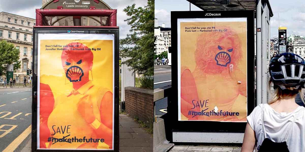 Protestors target Shell Festival with subverted ad campaign | Famous ...