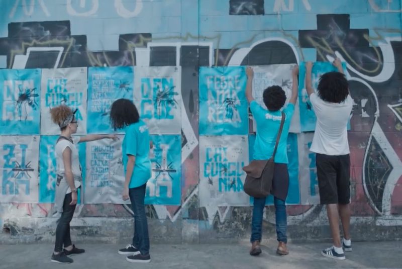 Rain transforms dissolving poster into a deadly mosquito trap | Famous ...