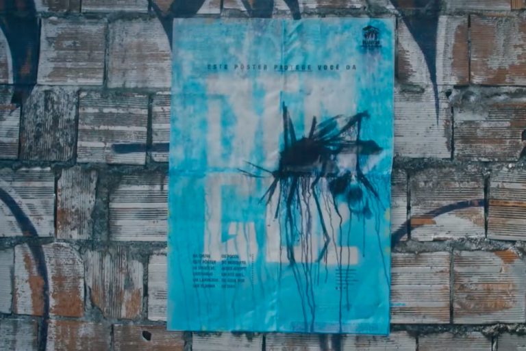 Rain transforms dissolving poster into a deadly mosquito trap | Famous ...