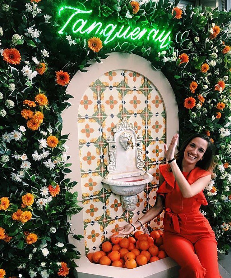Tanqueray unveil a Negroni fountain to launch Flor de Sevilla | Famous ...