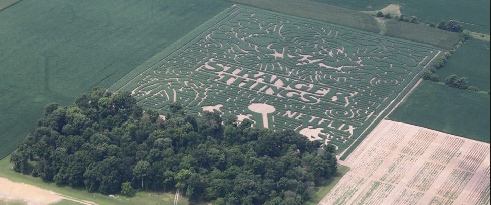 ‘Stranger Things’ corn maze is revealed at Exploration Acres | Famous ...