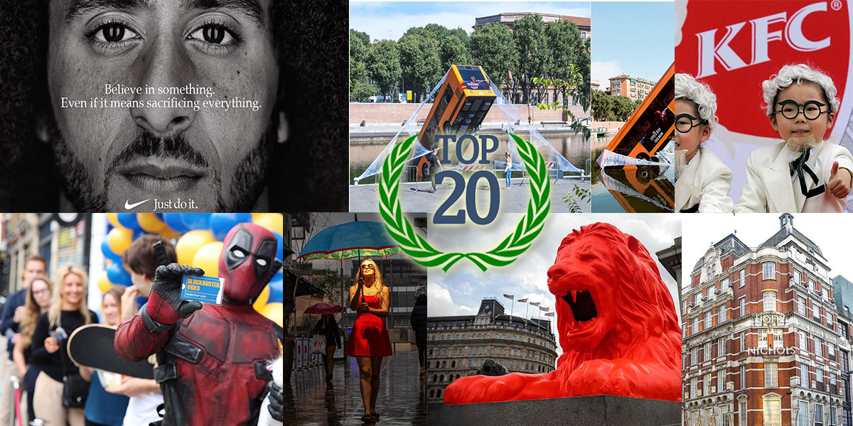 Top 20 PR and Marketing Stunts (September 2018) | Famous Campaigns
