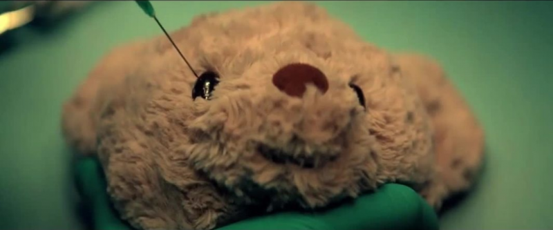 PETA use teddy bear to raise awareness about animal testing | Famous ...