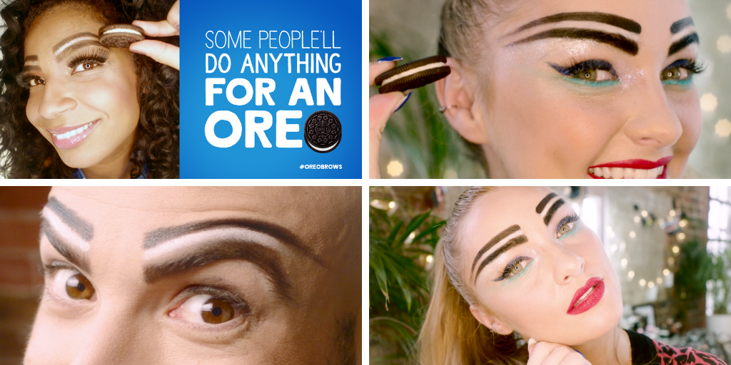 Oreo creates the Oreo Brow challenge | Famous Campaigns