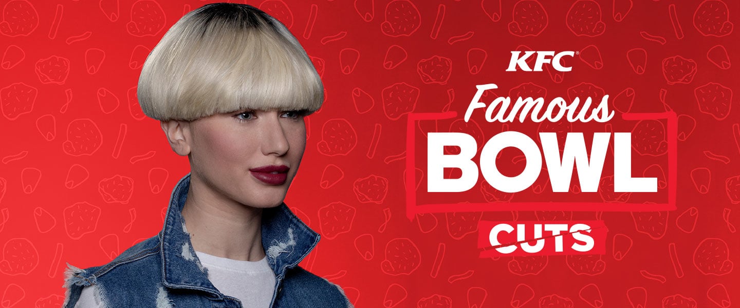 KFC offers customers range of “modern” bowl hair cuts | Famous Campaigns