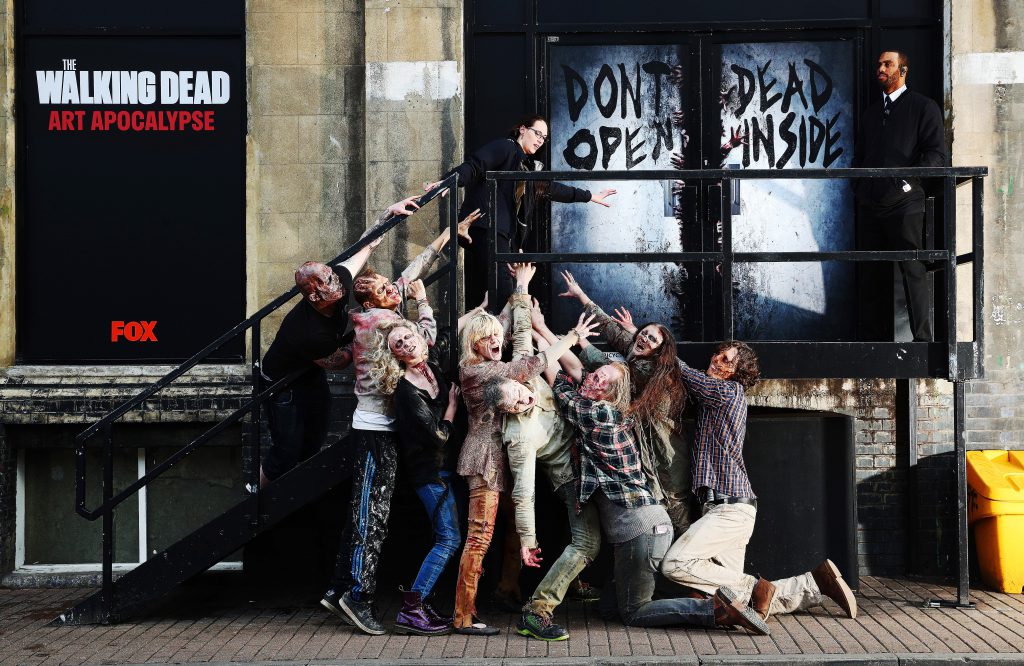 Not for the Faint of Art… Walking Dead Immersive Gallery Opens | Famous ...