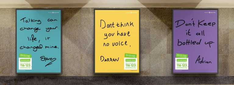 New Samaritans’ campaign uses hand written messages to tackle stigma ...