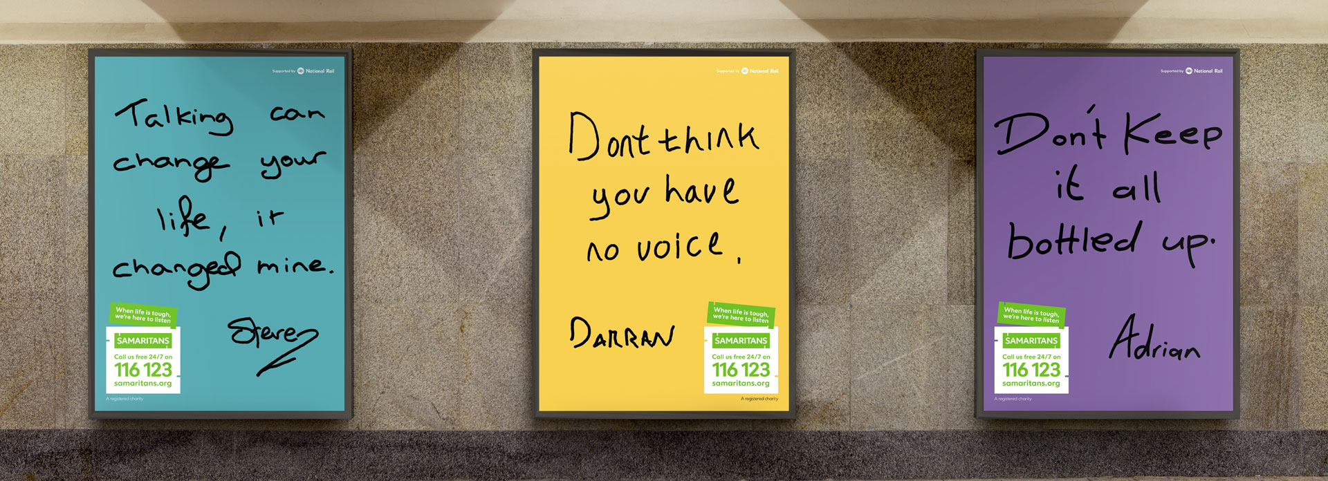 New Samaritans’ campaign uses hand written messages to tackle stigma ...