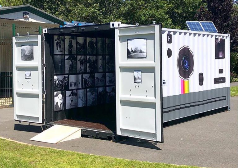 Photographer creates fully functional camera out of a giant shipping ...