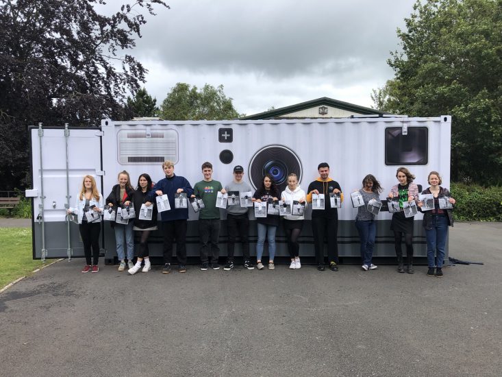 Photographer creates fully functional camera out of a giant shipping ...