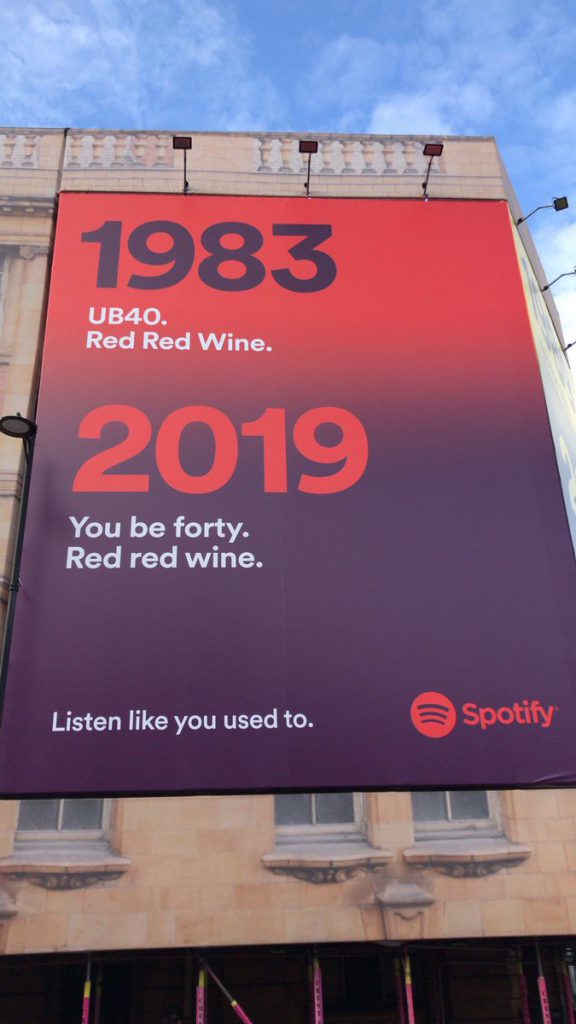 Spotify are back with another brilliant outdoor campaign | Famous Campaigns