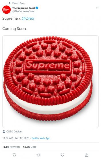Supreme X Oreo, your next afternoon snack? | Famous Campaigns