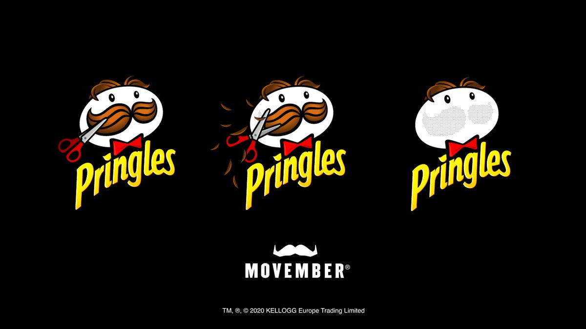 Mr. Pringle loses his iconic moustache for Movember | Famous Campaigns