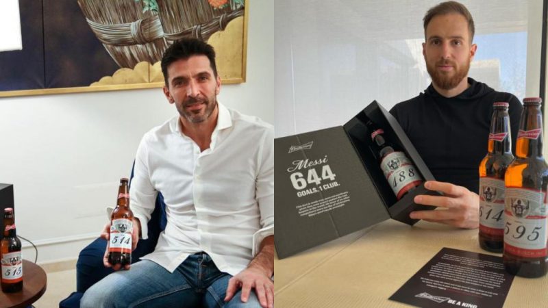 Budweiser celebrates Messi’s 644th goal by sending customised bottle to ...
