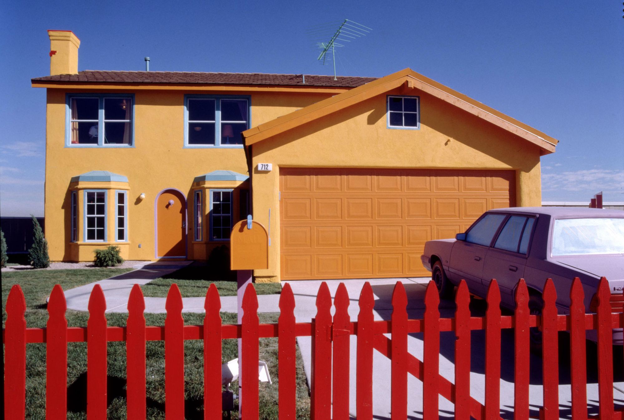 An exact replica of The Simpsons family home was built by Kaufman ...