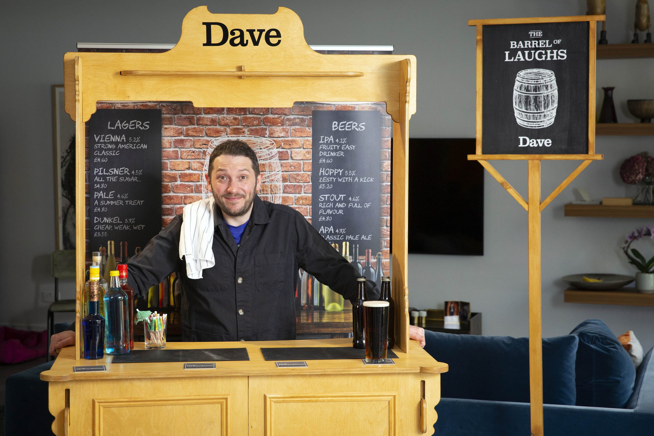 Comedy channel Dave creates the ‘World’s First Flat Pack Pub’ | Famous ...