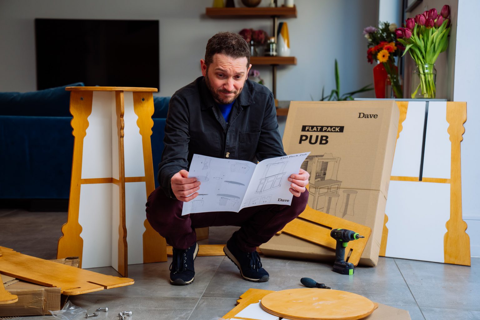 Comedy channel Dave creates the ‘World’s First Flat Pack Pub’ | Famous ...