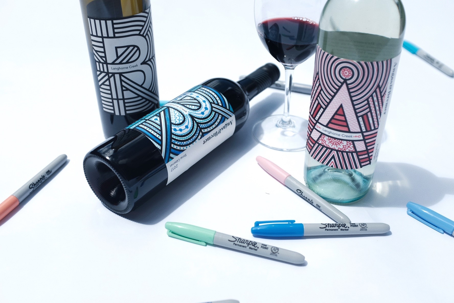 This wine brand wants you to get creative with colour-in labels ...