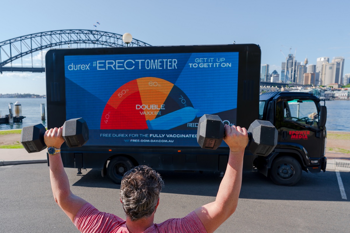 Durex Billboard in New South Wales encourages safe sex in a post-Covid ...