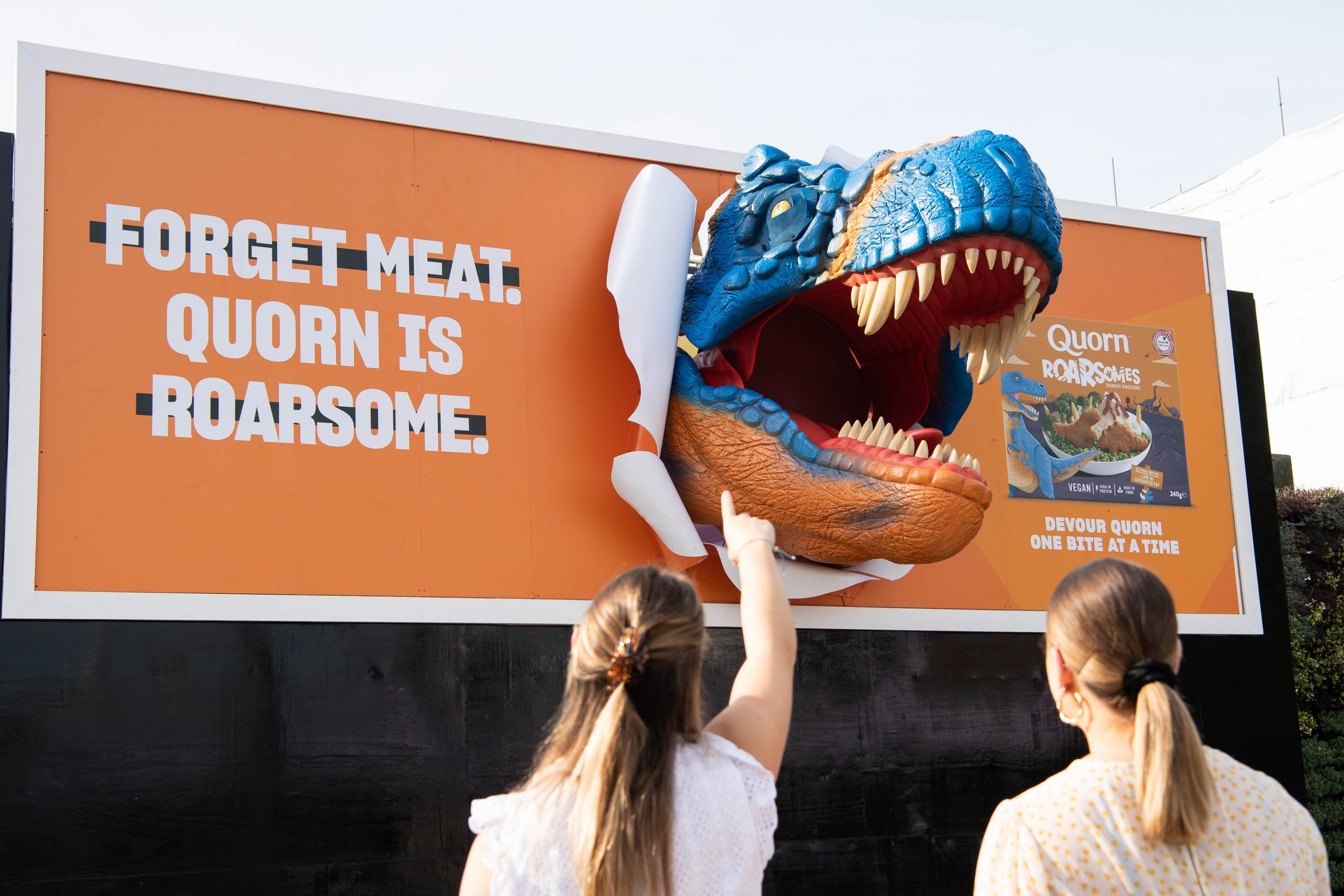 Quorn encourage consumers to ditch meat with Roarsome billboard ...