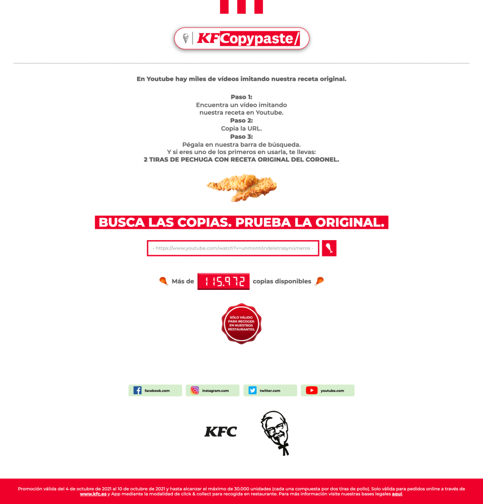 KFC offers free chicken to those sharing fake KFC chicken recipes ...