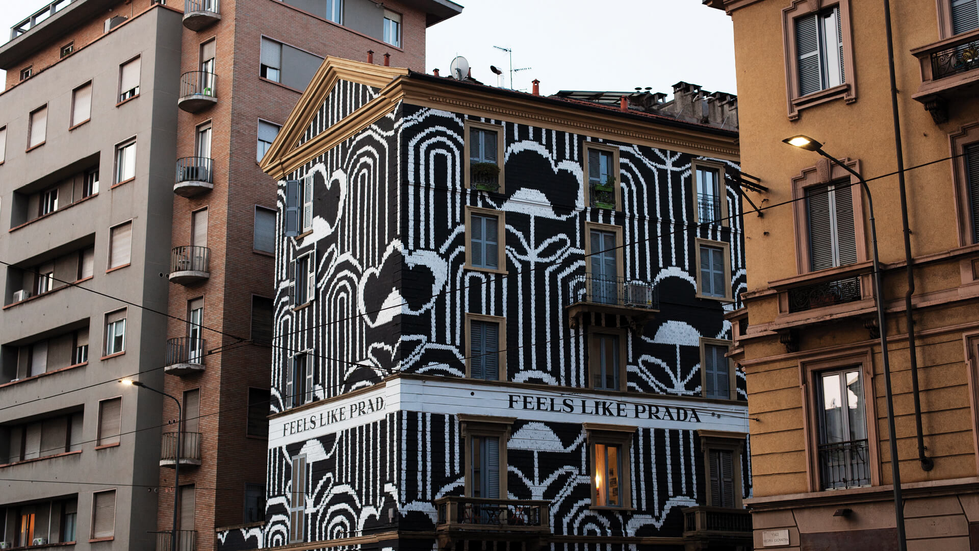 Paint the town Prada: Fashion House dresses European buildings to ...