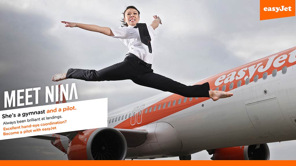 easyJet launches new recruitment drive for 1000 pilots | Famous Campaigns