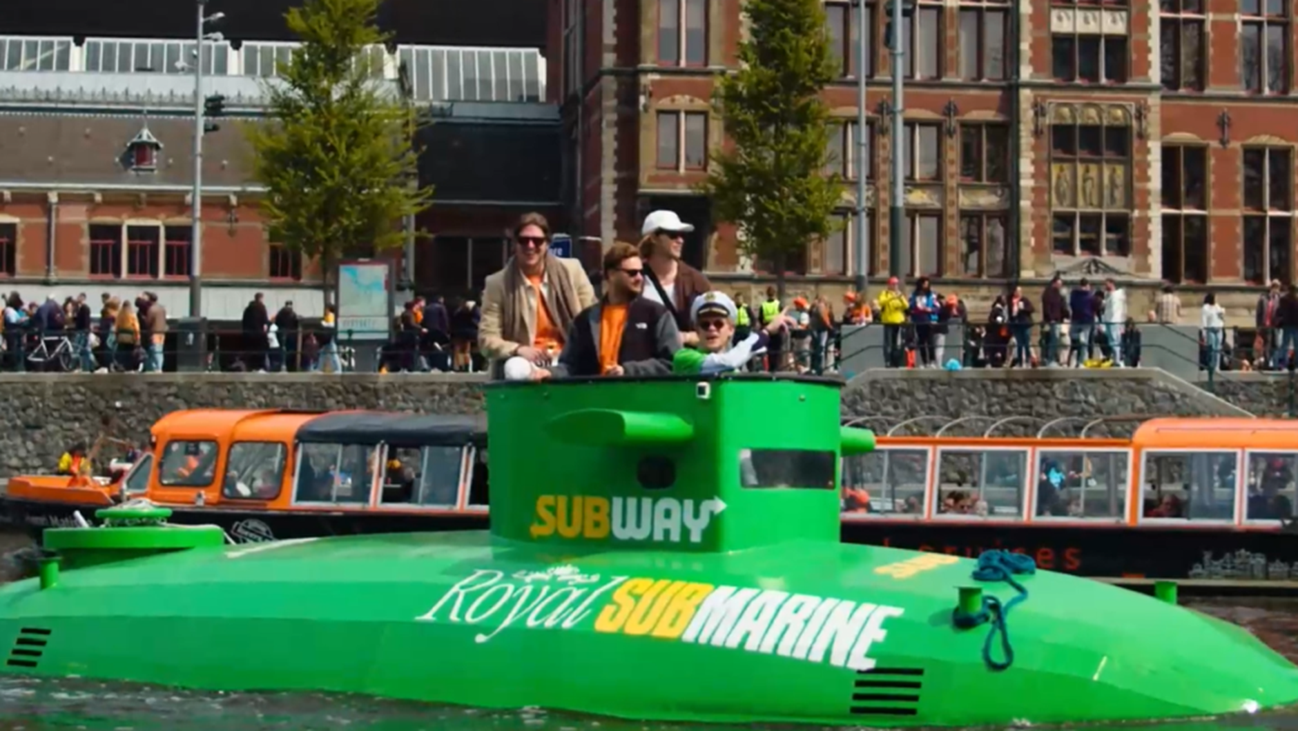 Subway launch royal SUBMARINES for King’s Day in Amsterdam this year ...