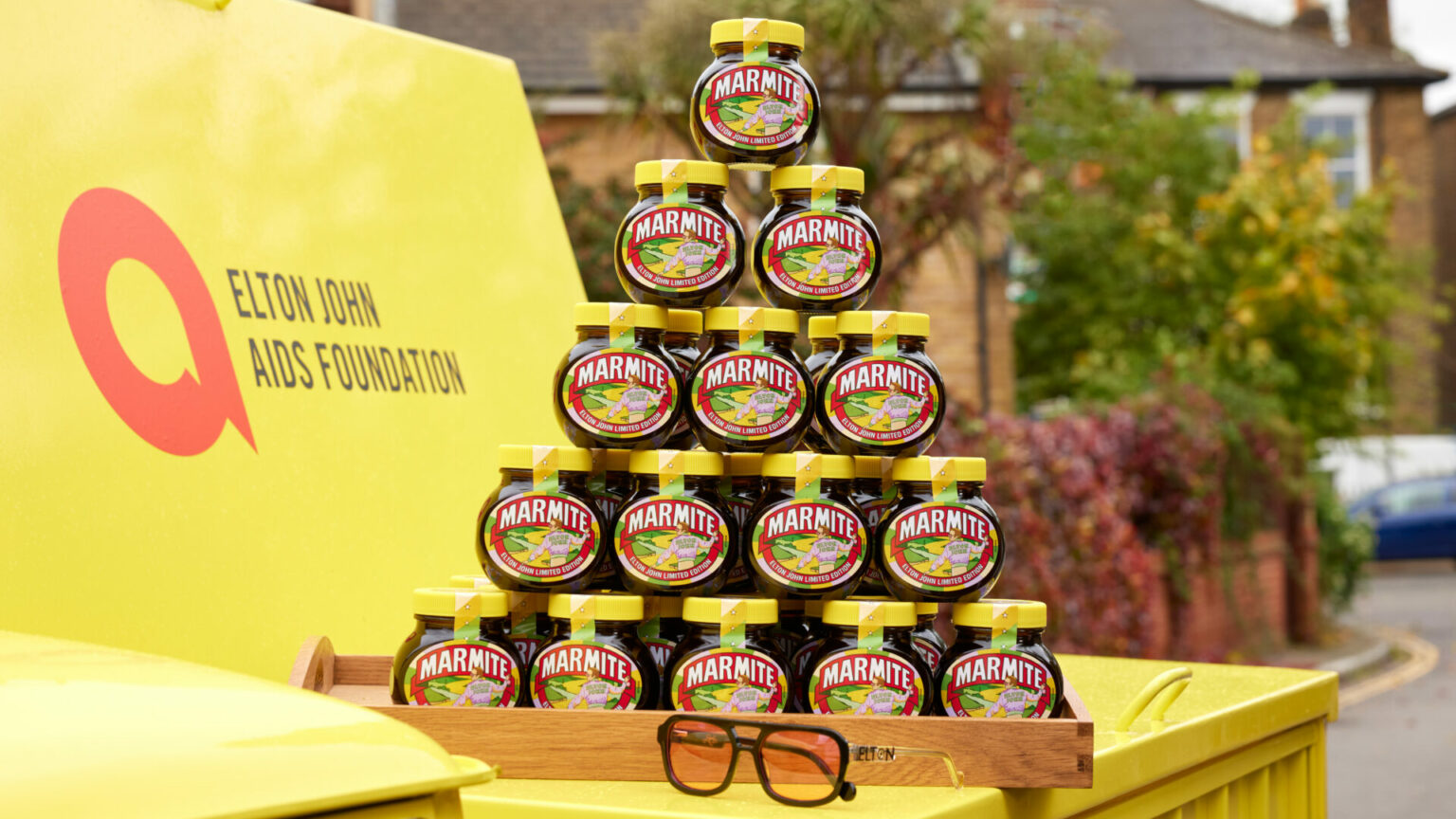 Elton John Aids Foundation And Marmite Reunite Famous Campaigns