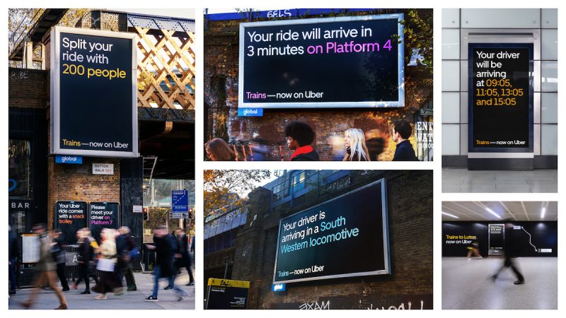 Did you know you can book a train on Uber? | Famous Campaigns