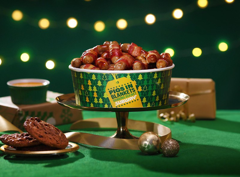 Sub-sational: Subway announces pigs in blankets sharing bucket | Famous ...