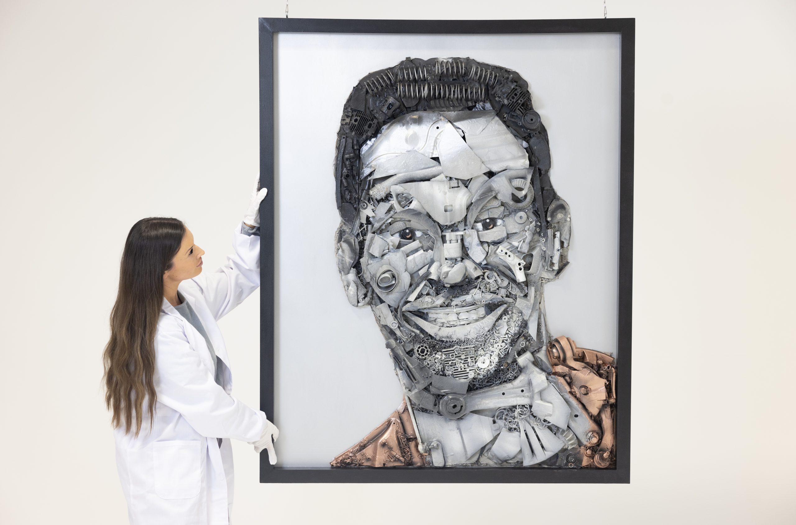 Wheelie good portraits! Dave and UKTV Play unveil celebrity artwork ...