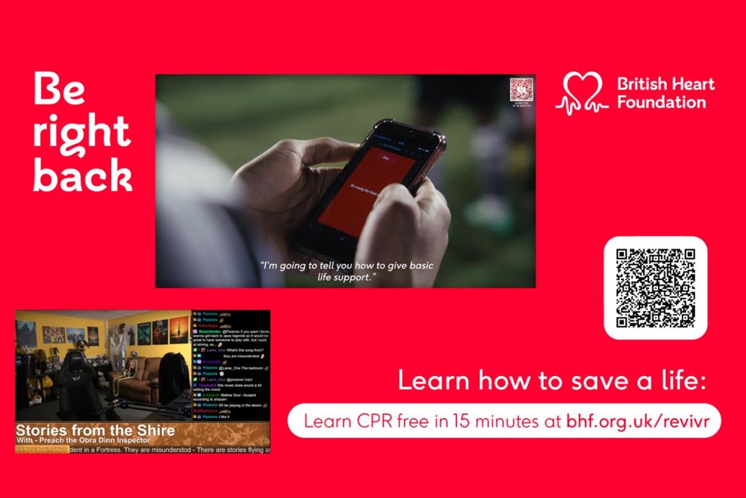 The British Heart Foundation ‘flatlines’ Twitch streams to promote ...
