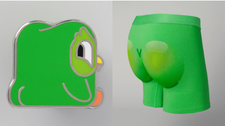 Duolingo gets cheeky with merch inspired by Duo the Owl’s derrière ...