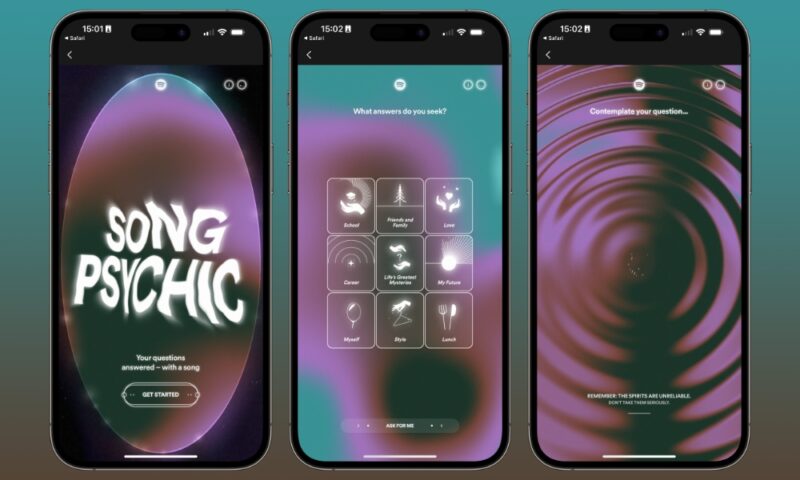 Spotify’s ‘Song Psychic’ is your new Fortune-Teller | Famous Campaigns