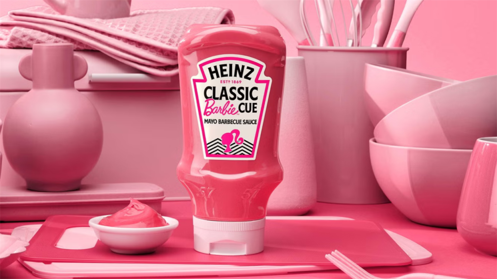Heinz and Mattel have teamed up to create a limited pink sauce, perfect ...