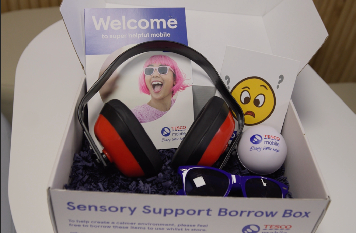 Tesco Mobile are putting ‘Sensory Support Boxes’ into 50 stores ...