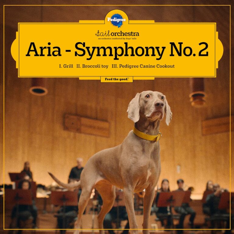 Pedigree creates a Tail Orchestra, translating the speed of a dogs wags ...