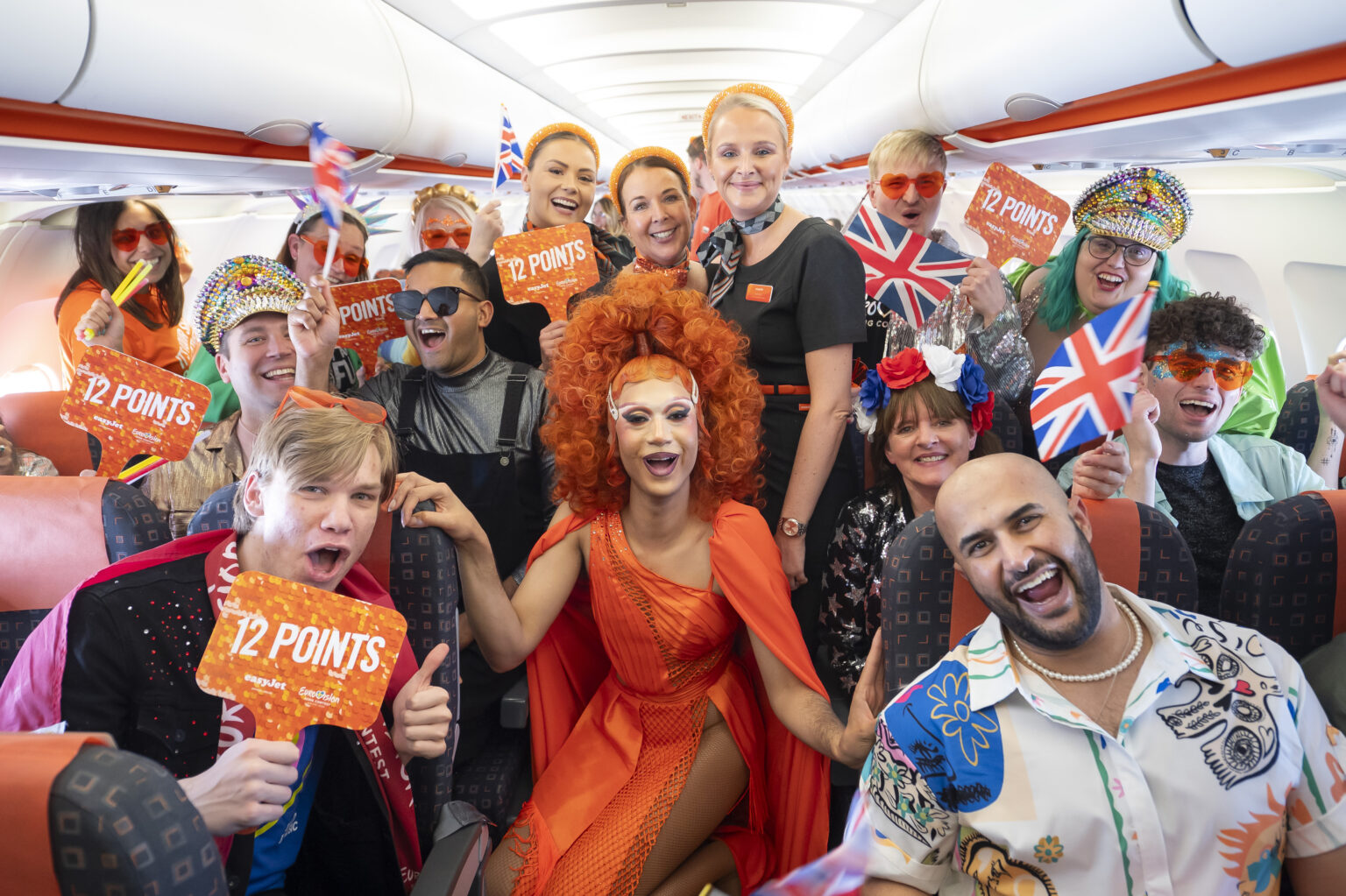Eurovision takes to the skies as EasyJet hosts magical fan flight ...